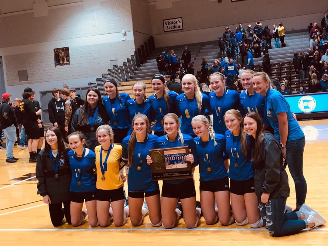 MINNEOTA VS ADRIAN SECTION 3A VOLLEYBALL CHAMPIONSHIP | KLQP Podcasts